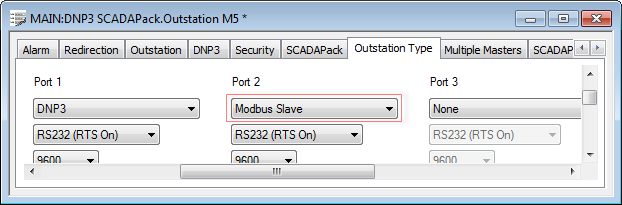 DNP3 SCADAPack Driver Guide - Example Configuration (Configuring DNP3 SCADAPack 32-bit Point ...